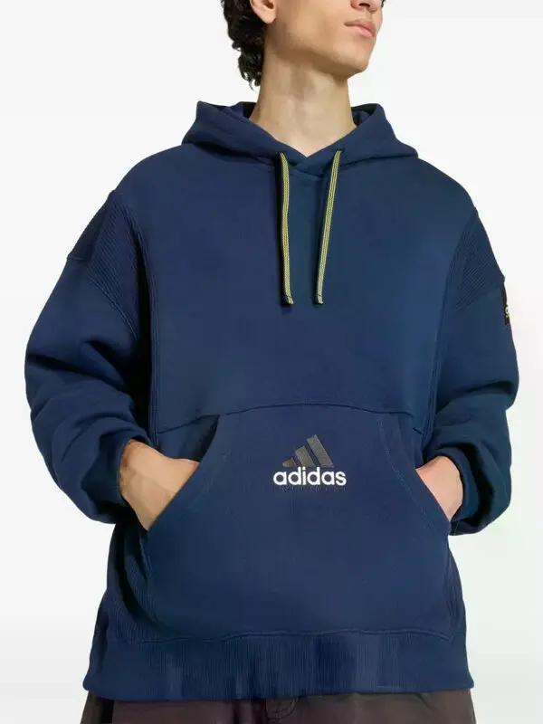 Adidas Equipment Relaxed-fit Hoodie - Blue