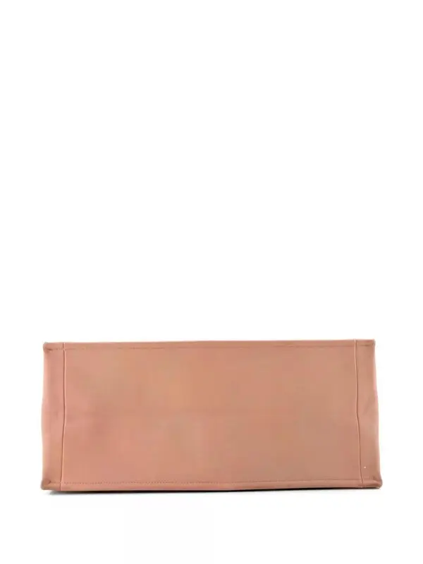 Dior Book Embossed Leather Large Tote Bag