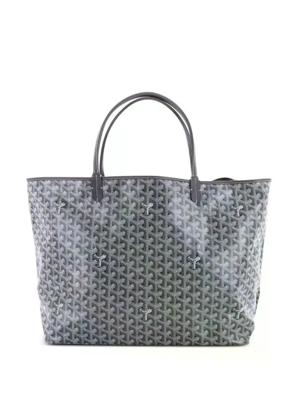 Goyard Saint Louis Coated Canvas Gm Tote Bag - Grey
