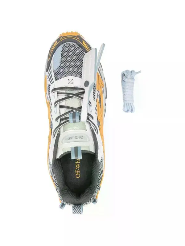 Off-White Be Right Back" Mesh Sneakers - Blue