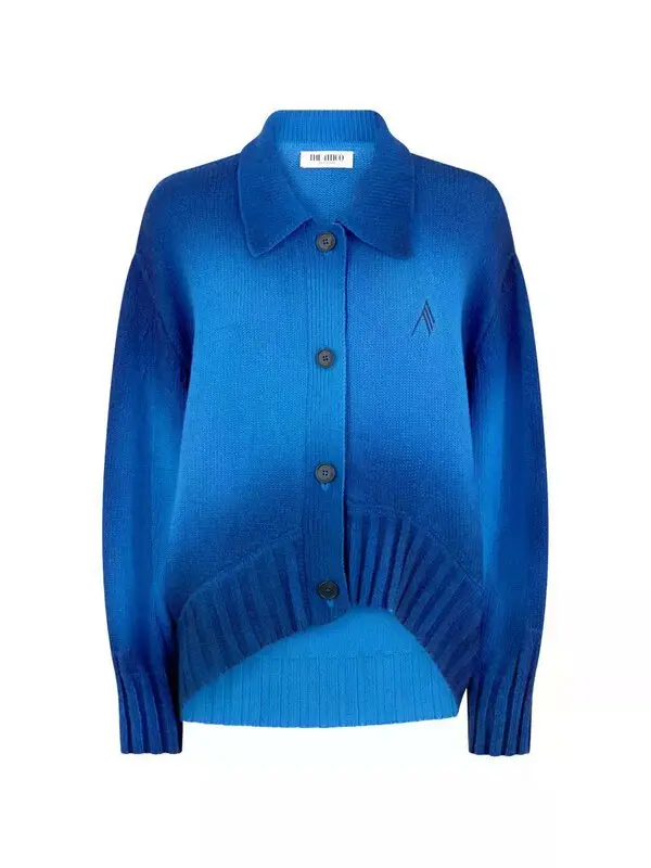 Attico Button Cardigan - Blue