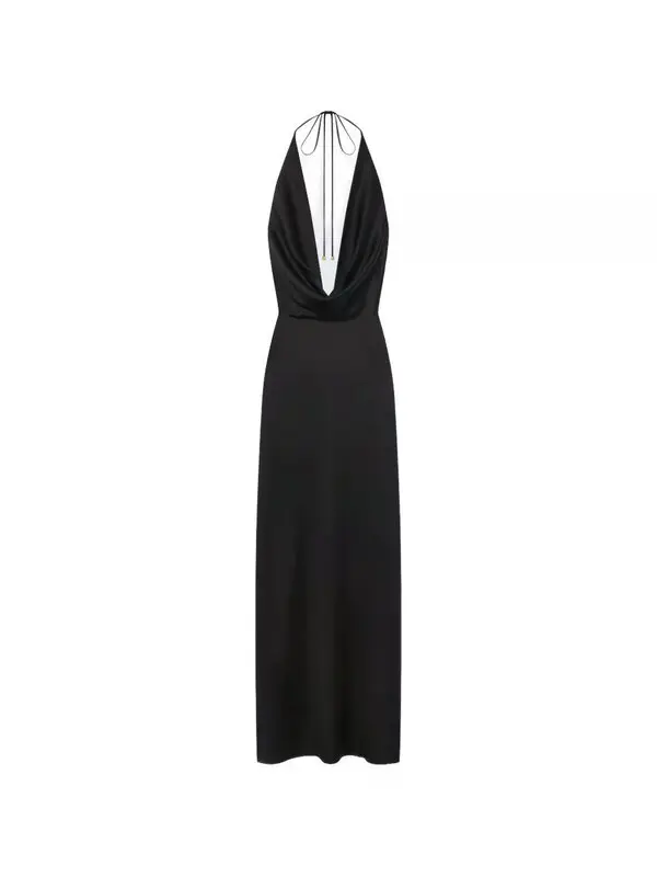 Eterne Carla Cowl Neck Maxi Dress