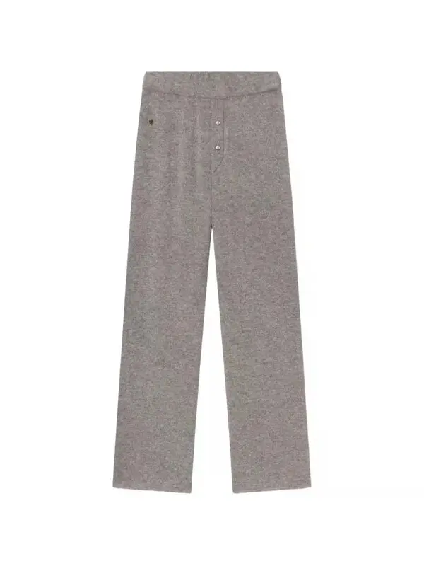 Eterne Button-detail Track Pants - Grey