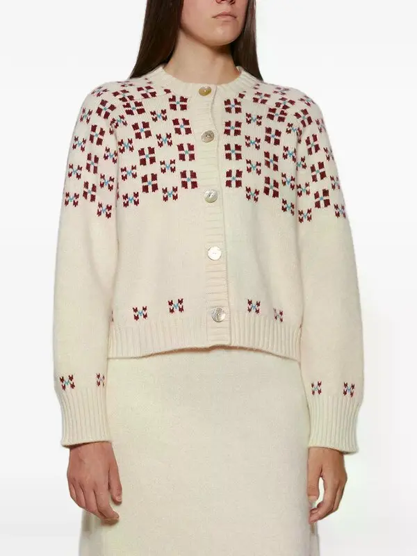 Calle Del Mar Fair Isle Cardigan