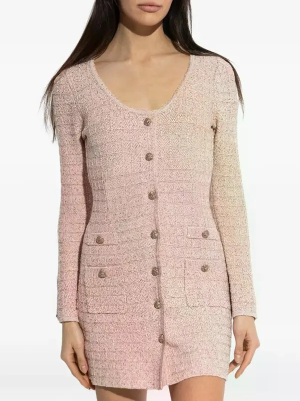 Alessandra Rich Button-pocket Dress