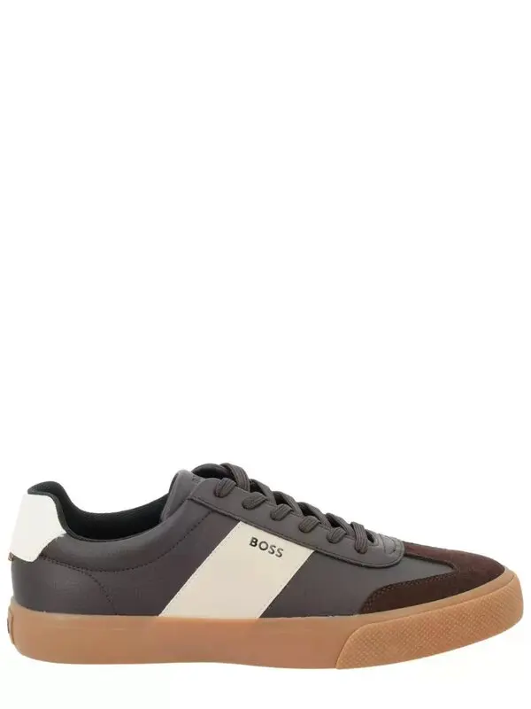 BOSS Lace-up Panelled Sneakers