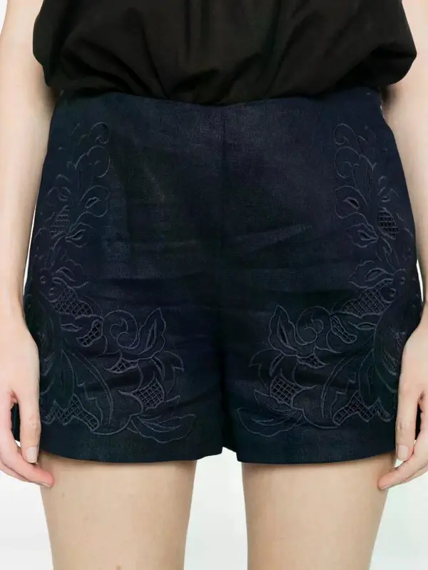 TWINSET Embroidered Mini Shorts