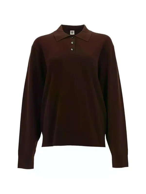 THE GARMENT Madison Button-up Polo Shirt - Brown