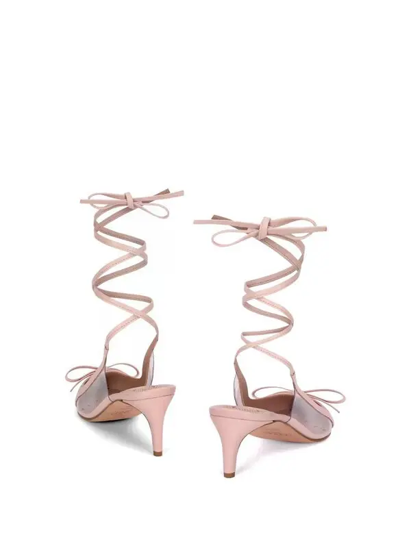 Red Valentino Bow Detail Tie-up Pumps