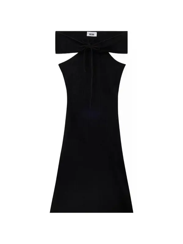 Gcds Halterneck Cut-out Maxi Dress