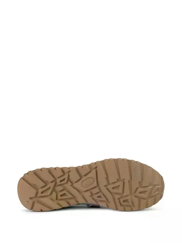 DOUCAL'S Leather And Technical Fabric Lace-up Sneakers