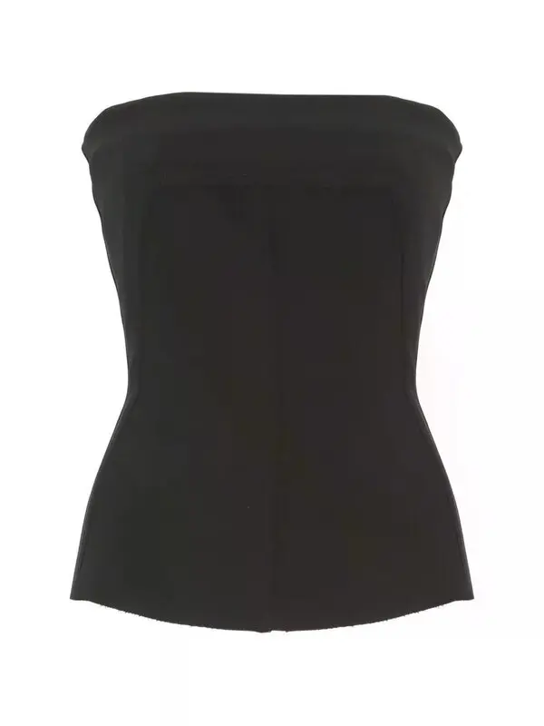 Rick Owens Sleeveless Corset Top With Back Zip