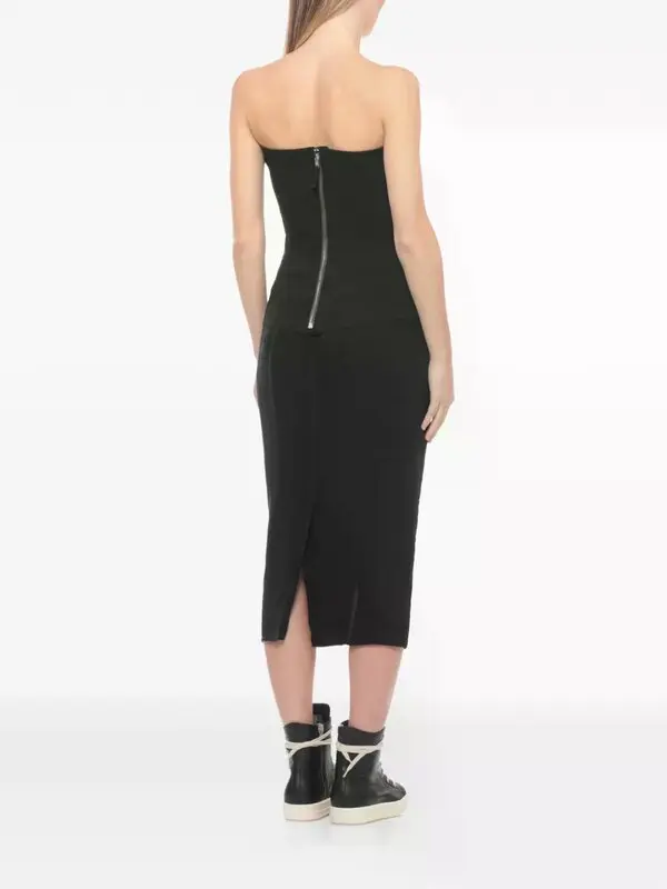 Rick Owens Sleeveless Corset Top With Back Zip