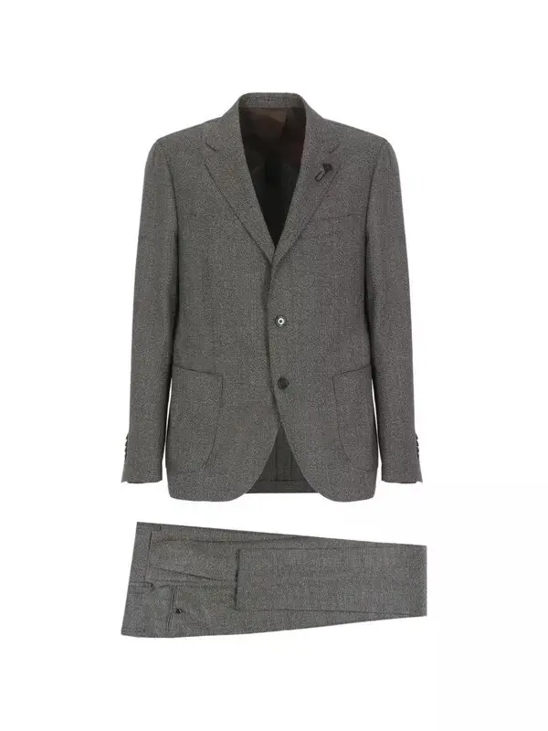 LARDINI Flower-button Suit