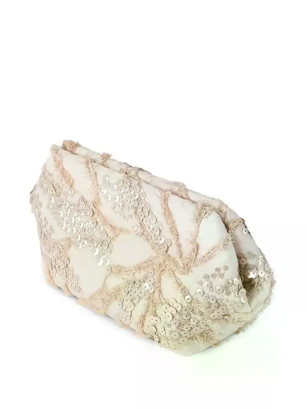 Brunello Cucinelli Silk Organza Clutch Bag