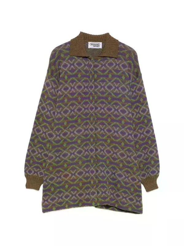 Missoni Geometric Wool Cardigan