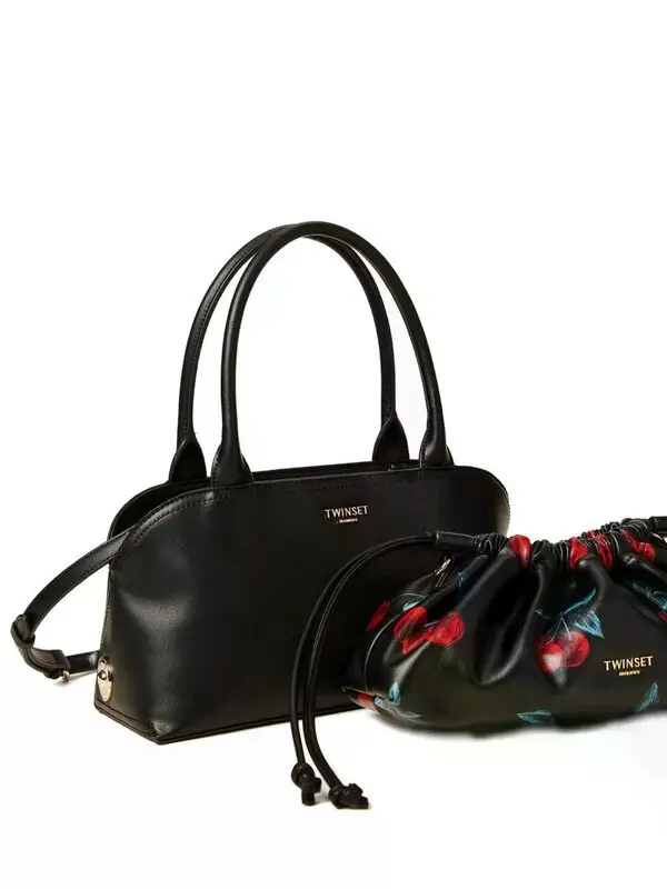 TWINSET Logo Plaque Tote Bag With Removable Pouch