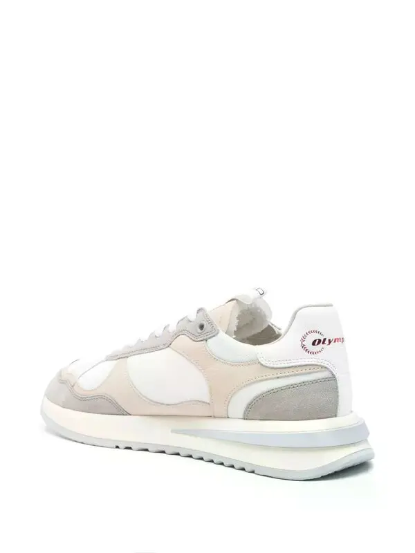 Philippe Model Logo Patch Suede Sneakers - Grey