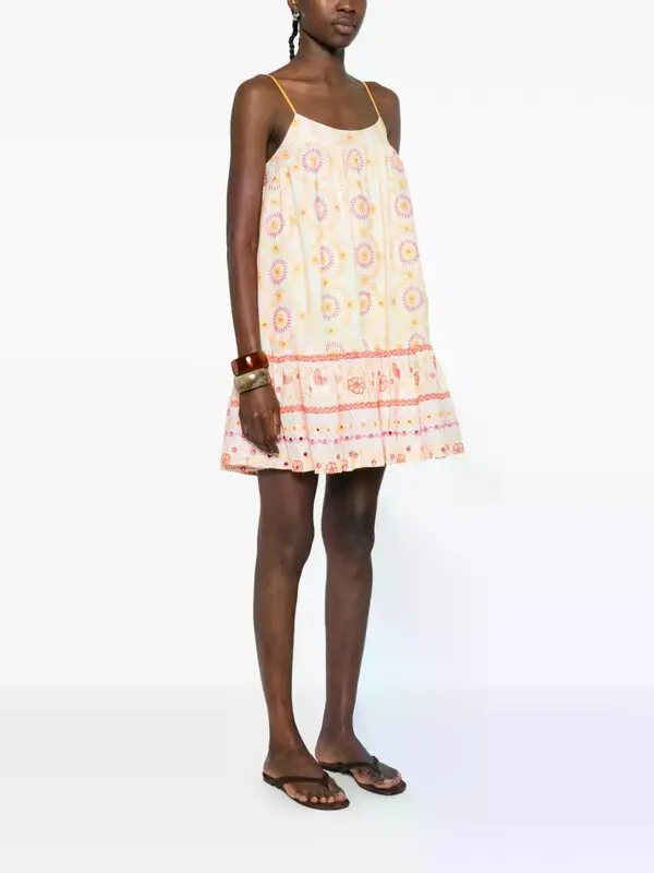 TWINSET Floral-embroidered Mini Dress