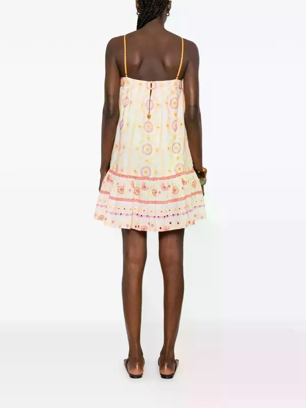TWINSET Floral-embroidered Mini Dress