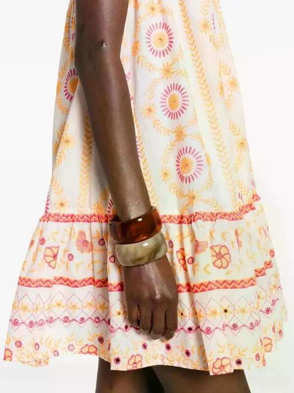TWINSET Floral-embroidered Mini Dress