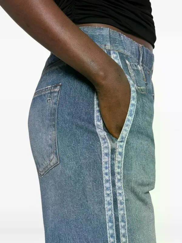Rag & Bone Denim Print Track Pants - Blue
