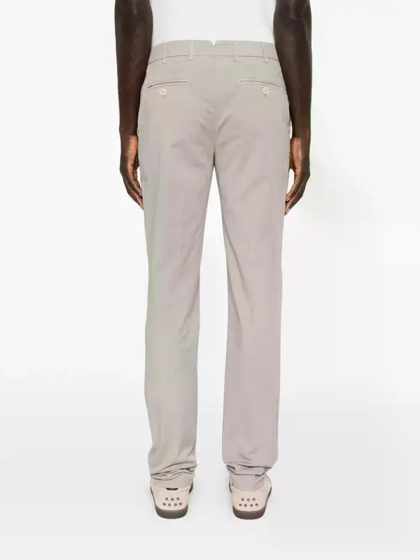 Brunello Cucinelli Button-detailed Trousers - Grey