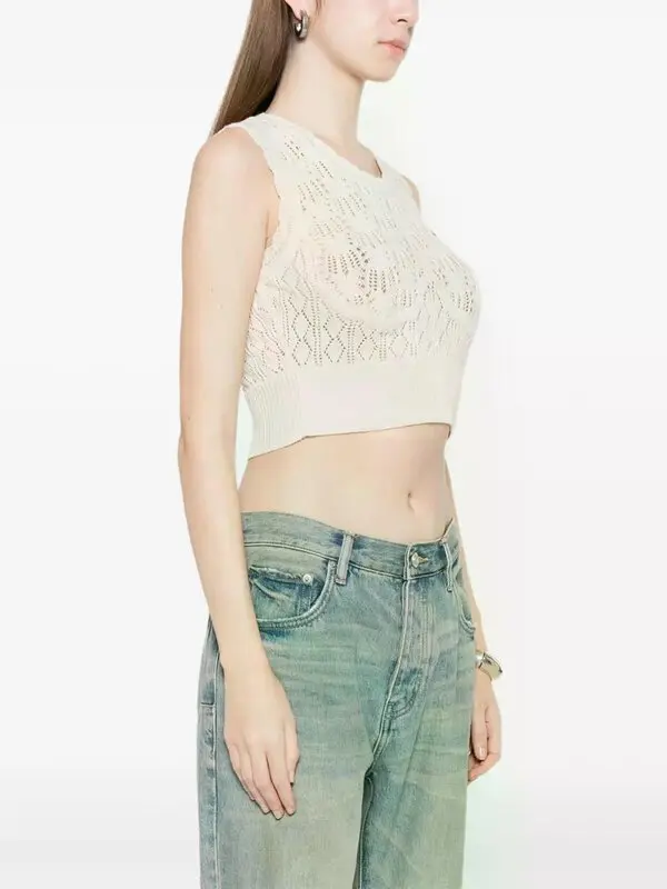 VIVIENNE WESTWOOD Ella Openwork Vest - Neutrals