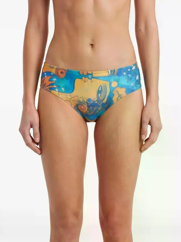DONDE ESTEBAN Printed Bikini Bottom