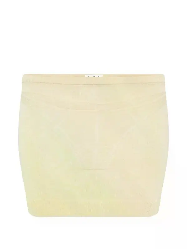 JEAN PAUL GAULTIER Links-pattern Short Skirt - Neutrals