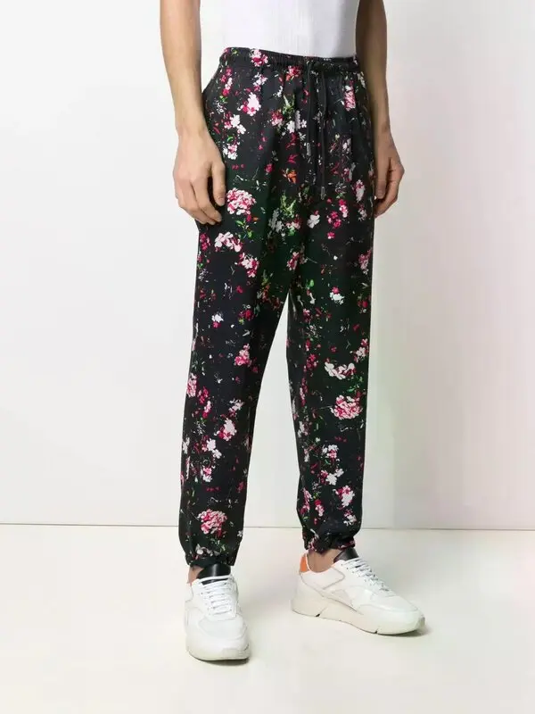 DIESEL® Floral Print Cotton Trousers