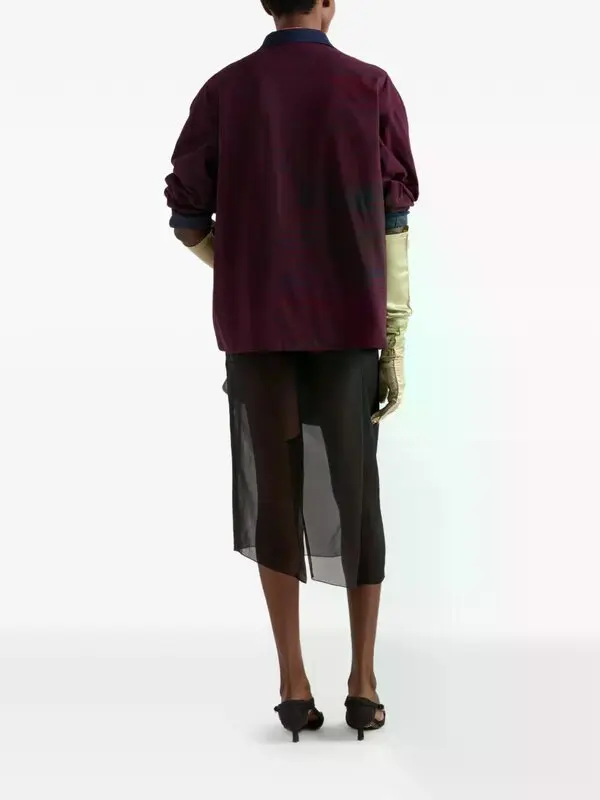 Prada Piqué Blouson Jacket - Red