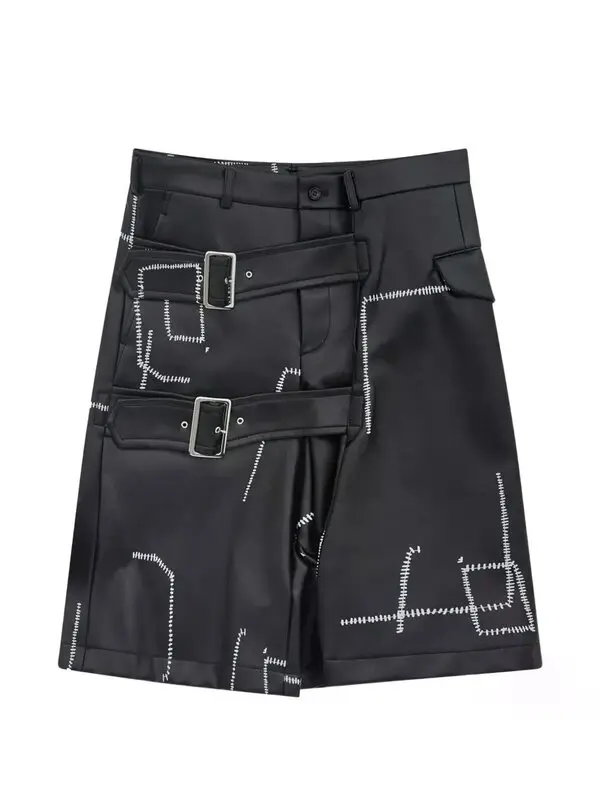 Comme Des Garçons Buckled Shorts