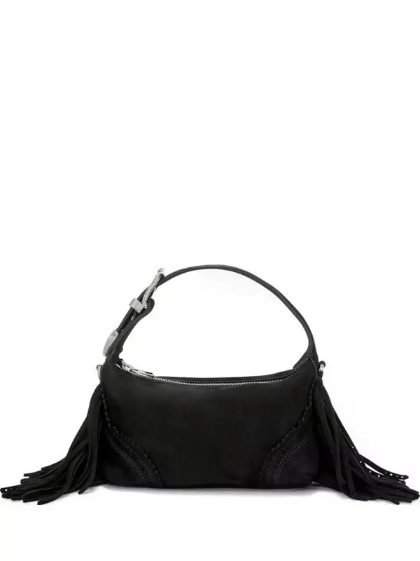Ermanno Scervino Tote Bag With Fringing - Black