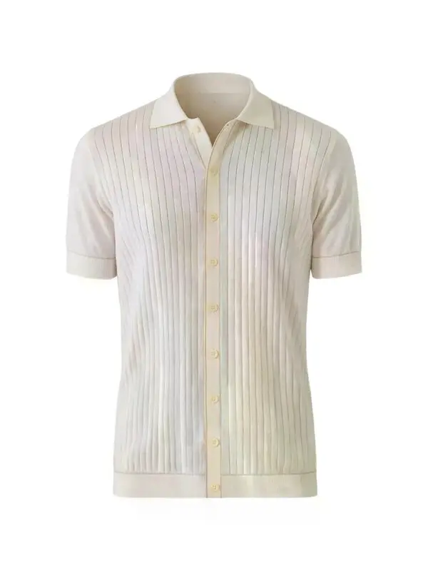 PATRICK ASSARAF Short-sleeve Knitted Shirt