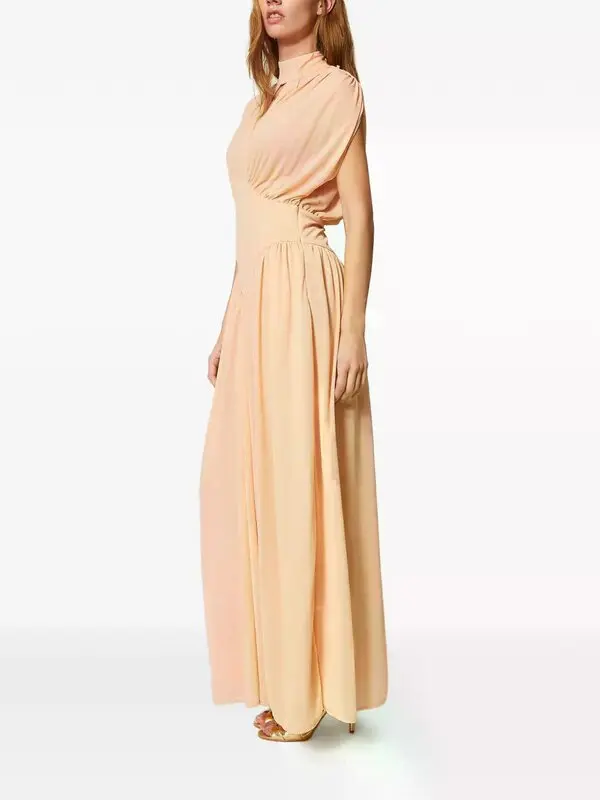 TWINSET Gathering-detail Maxi Dress