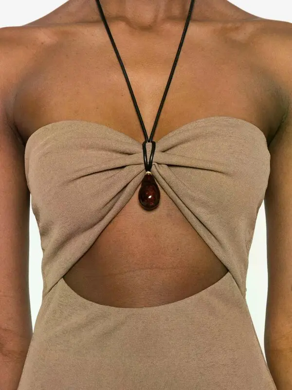 Nanushka Special Strap Bandeau Midi Dress