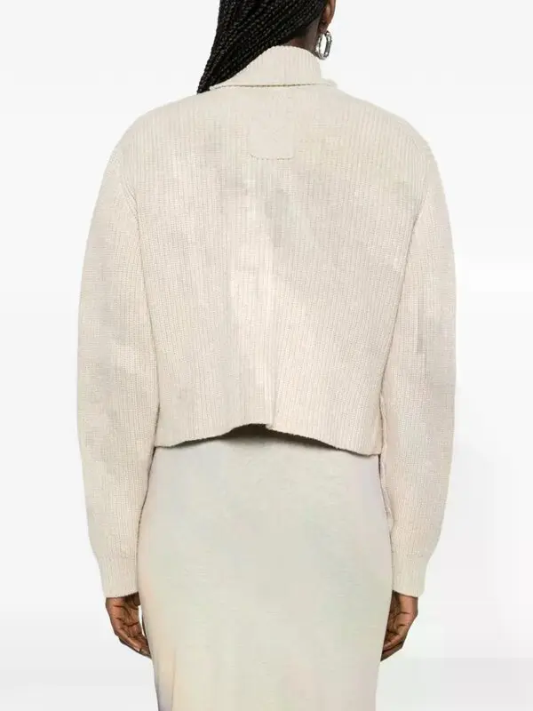 Nanushka Marda Ribbed Knit Turtleneck Sweater