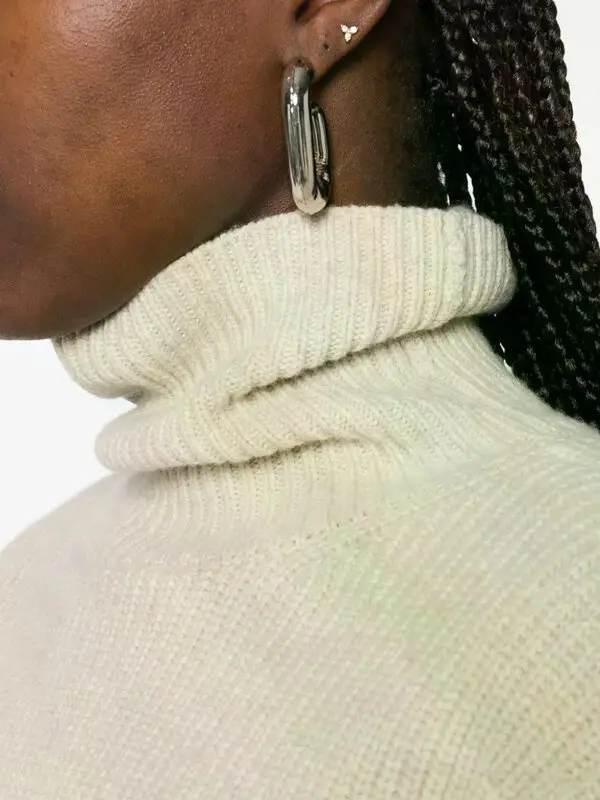 Nanushka Marda Ribbed Knit Turtleneck Sweater