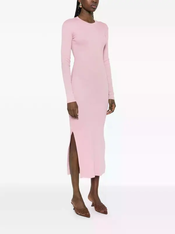 Nanushka Long-sleeve Cut-out Midi Dress