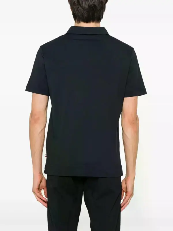 Moncler Short-sleeve Polo Shirt - Blue