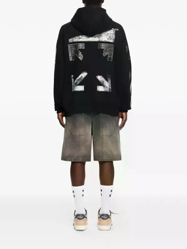 Off-White Metal Arrow Zip-up Hoodie