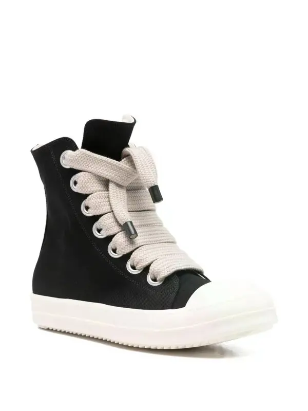 Rick Owens Jumbolace High-top Sneakers - Black