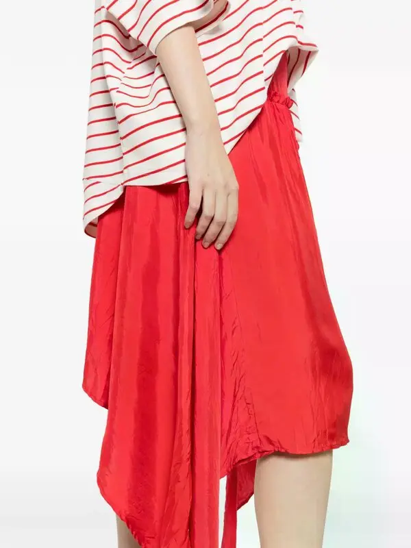 Plan C Tie Detail Skirt