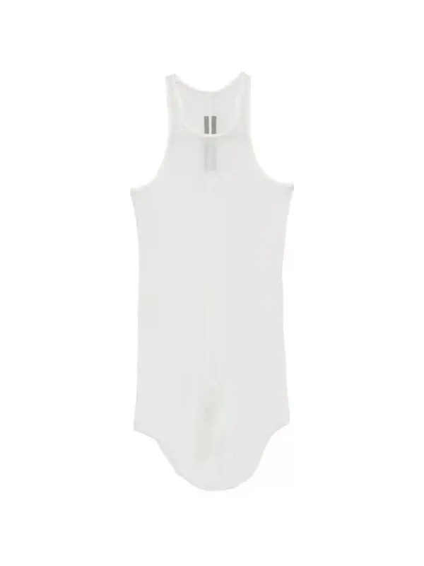 Rick Owens Ribbed Knit Tank Top - White