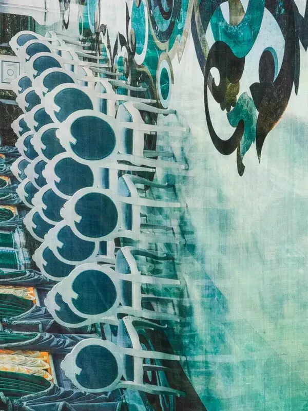 Faliero Sarti Printed Scarf - Blue