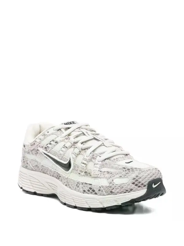 Nike P-6000 Se Snakeskin-effect Sneakers - Neutrals