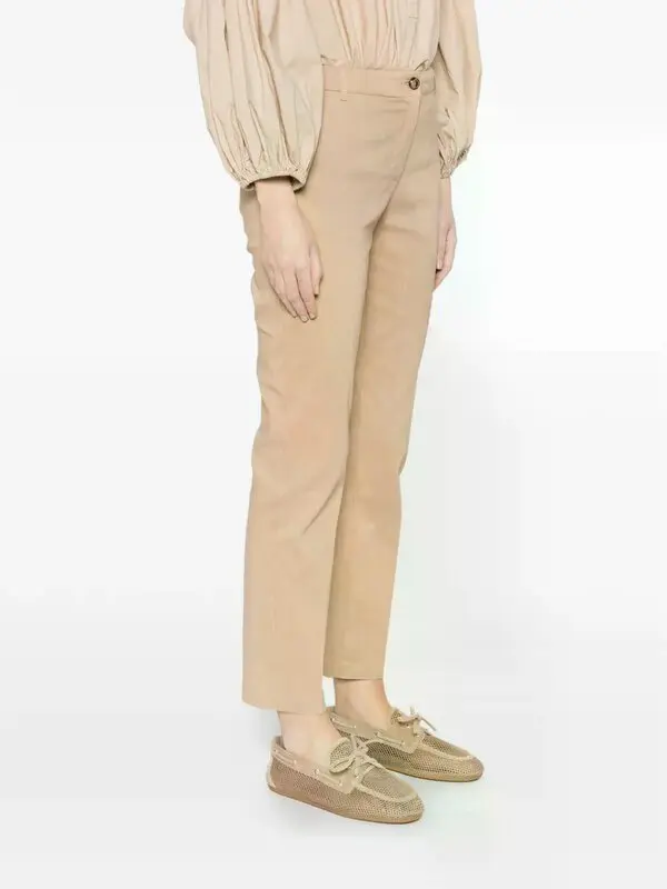 Pinko Beige Cropped Trousers