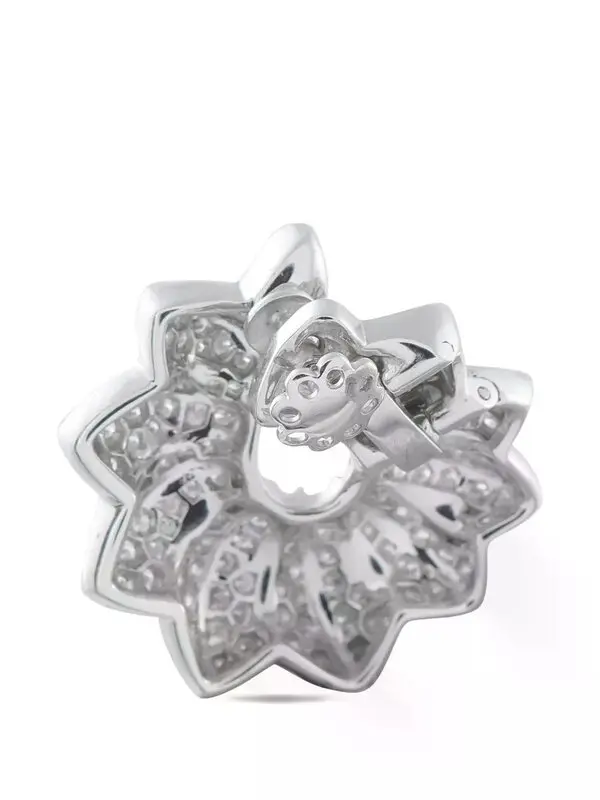 LB EXCLUSIVE Platinum Pavé-set Diamond Clip-on Earrings
