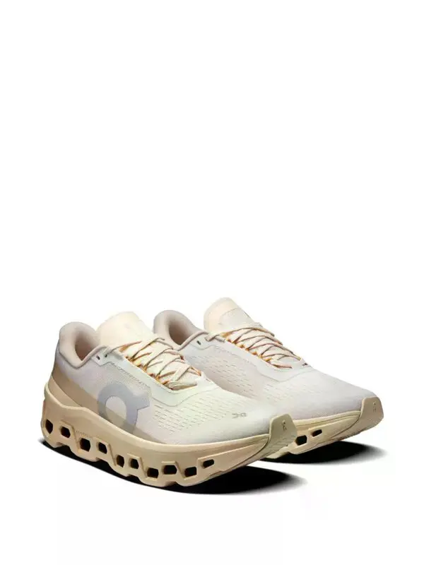 On Cloudmster Logo-print Sneakers - Neutrals